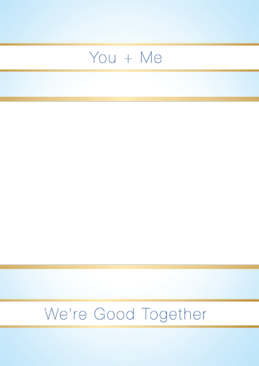 You + Me Frame eCard by Open Me & Dove | Open Me